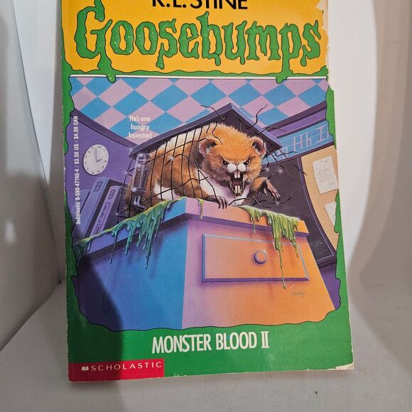 Other | Vintage Goosebumps Monster Blood Ii Book Rl Stine Horror Series ...